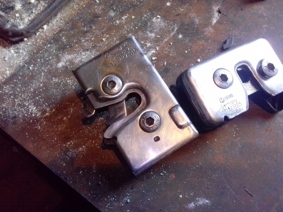 О дверный замки — Volkswagen Golf Mk2, 1,6 л, 1987 года | своими руками ...