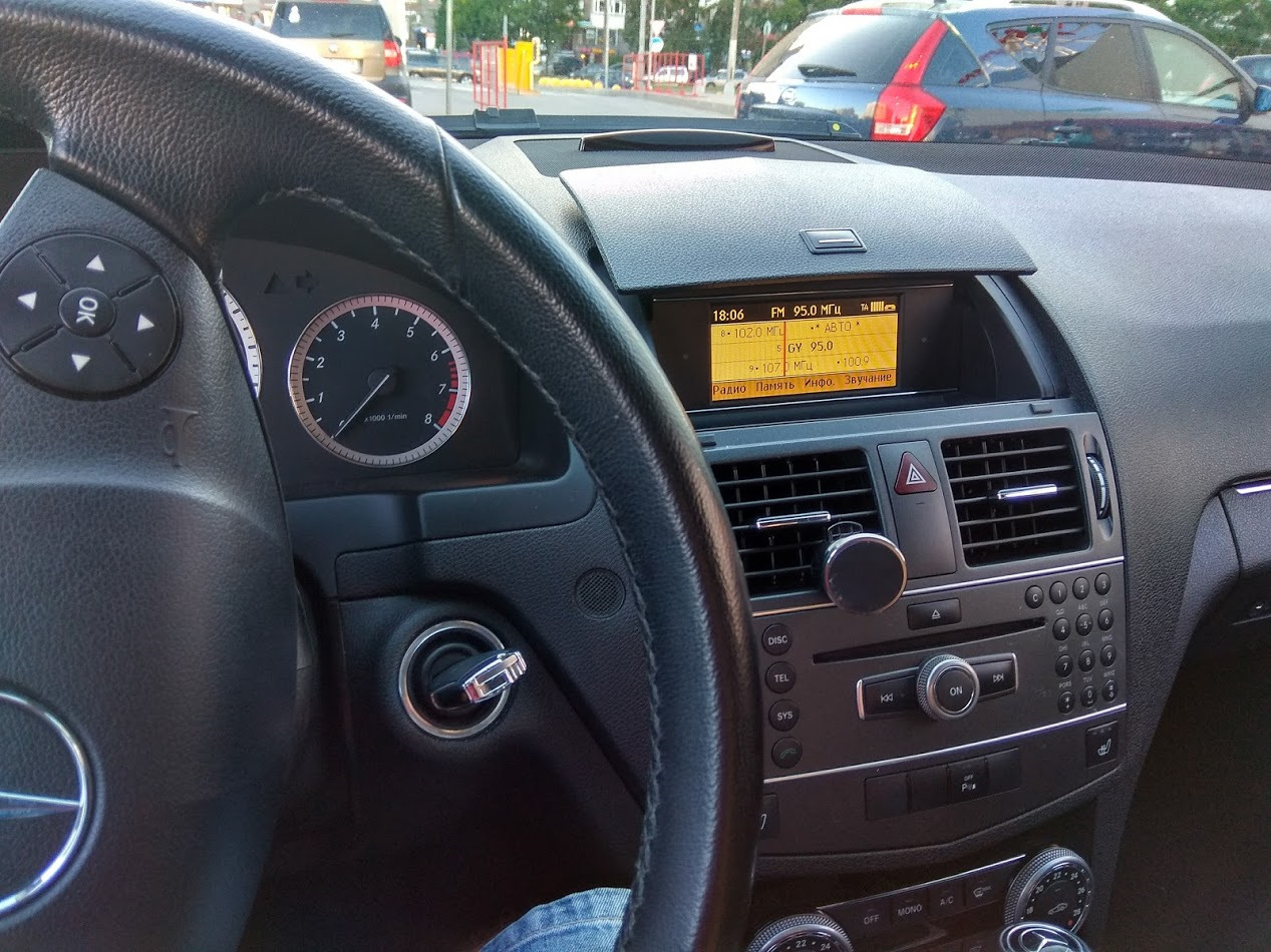 Замена audio 20 на Comand — Mercedes-Benz C-Class (W204), 1,8 л, 2011 ...