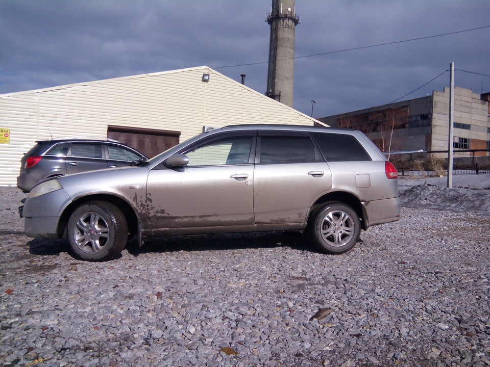 Уря! Котки встали как влитые. — Nissan Wingroad (Y11), 1,5 л, 2002 года ...