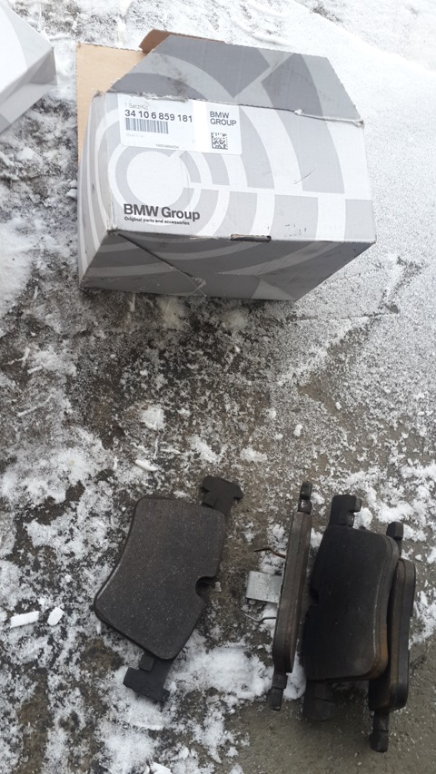 34106859181 Колодки тормозные передние BMW | Запчасти на DRIVE2