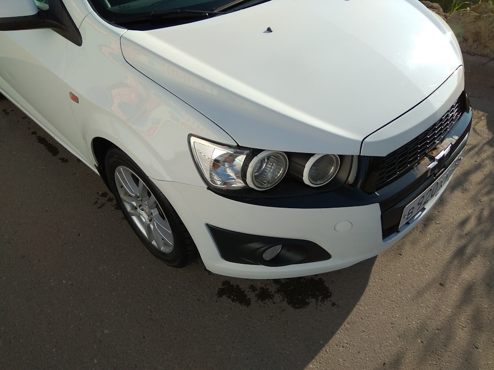 Актуальное состояние после ремонта. — Chevrolet Aveo Sedan (2G), 1,6 л ...