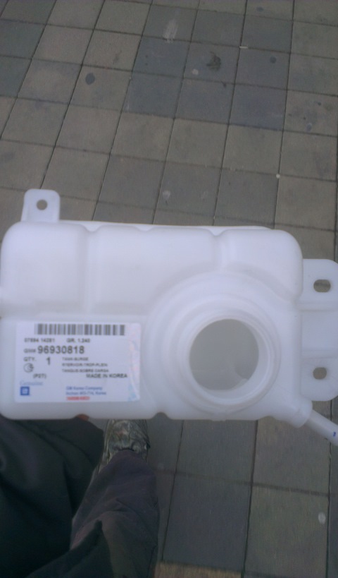 96930818 Бачок расширительный радиатора / Chevrolet Aveo 06~ GM ...