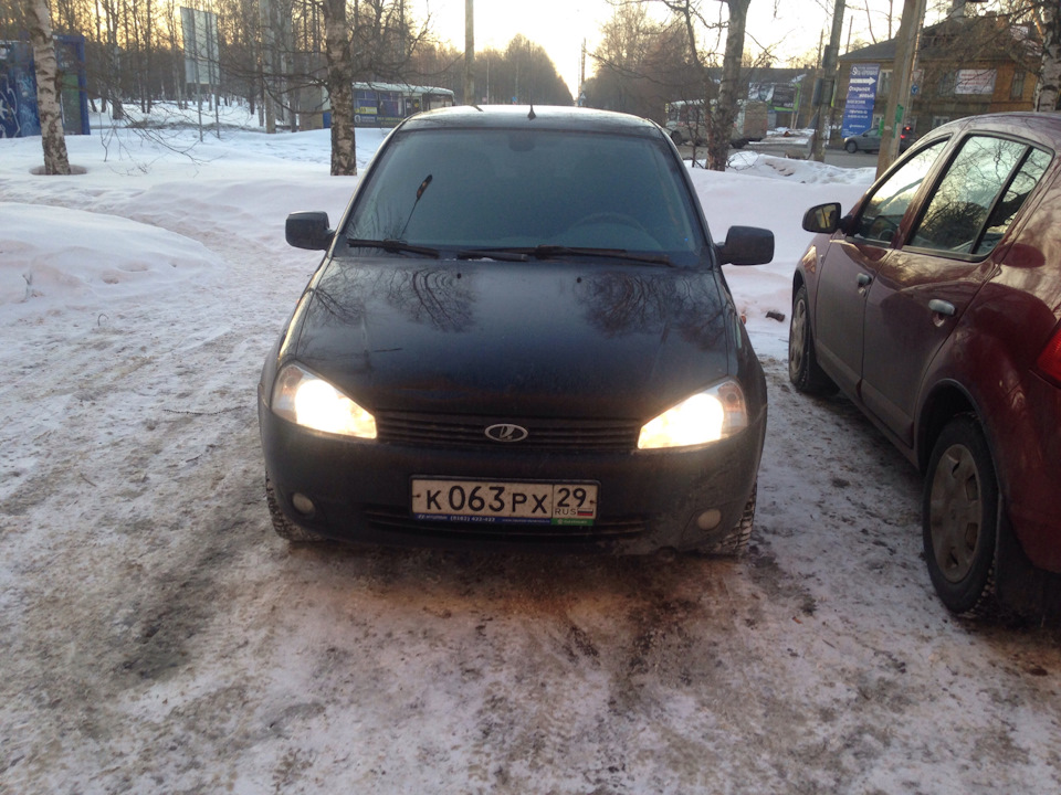 Ближний свет — Lada Калина хэтчбек, 1,6 л, 2012 года | электроника | DRIVE2