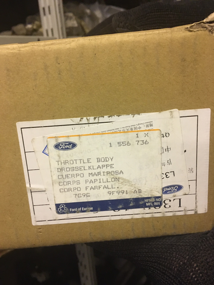 1556736 ДРОССЕЛЬНАЯ ЗАСЛОНКА (диаметр 60 мм) MONDEO IV (2,3 16V), C-MAX ...