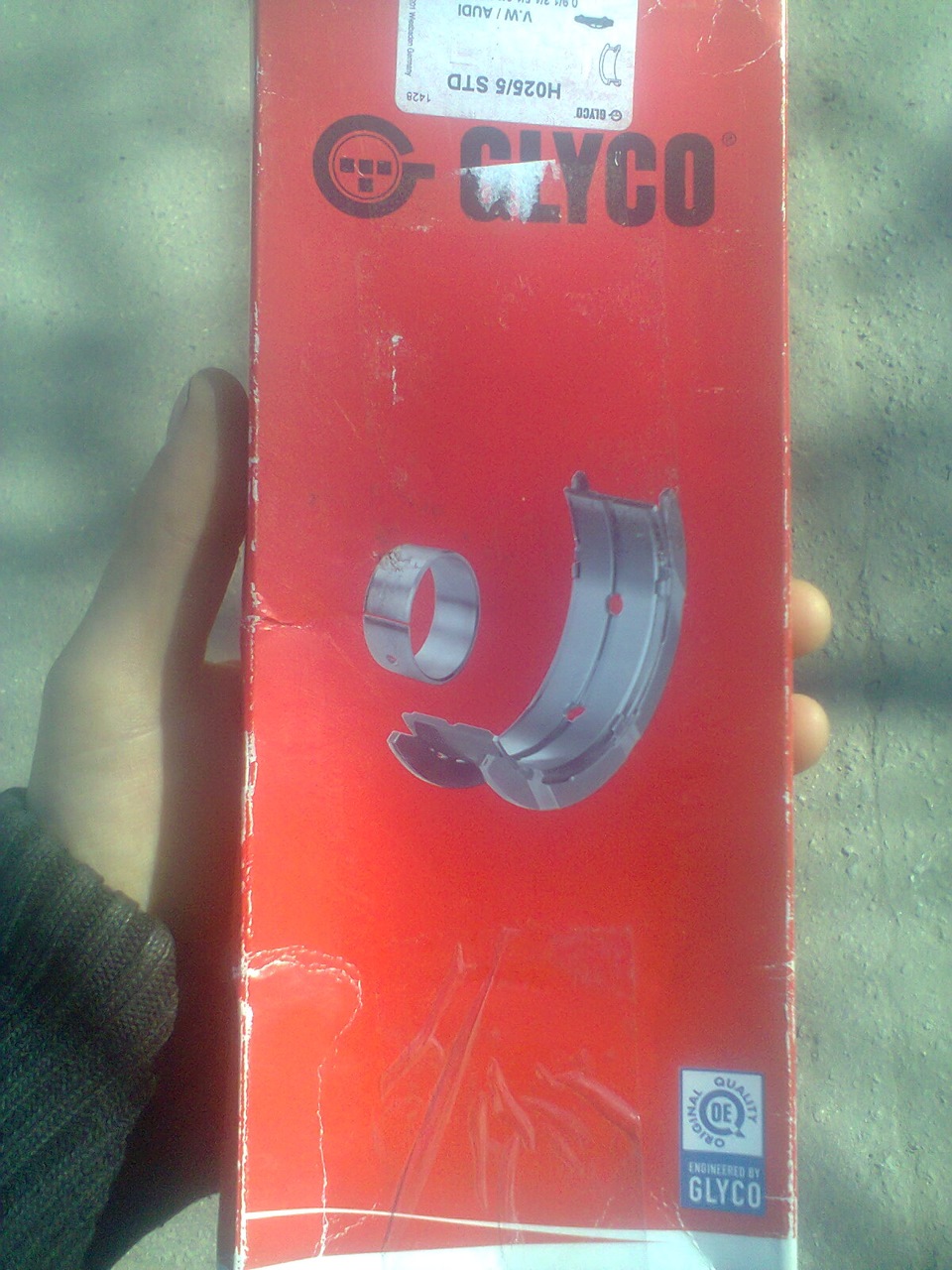 H0265STD Вкладыш подшипника GLYCO | Запчасти на DRIVE2