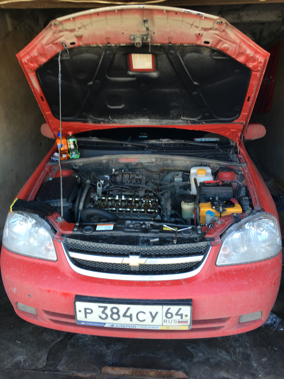 Замена прокладки клапанной крышки — Chevrolet Lacetti Sedan, 1,6 л ...