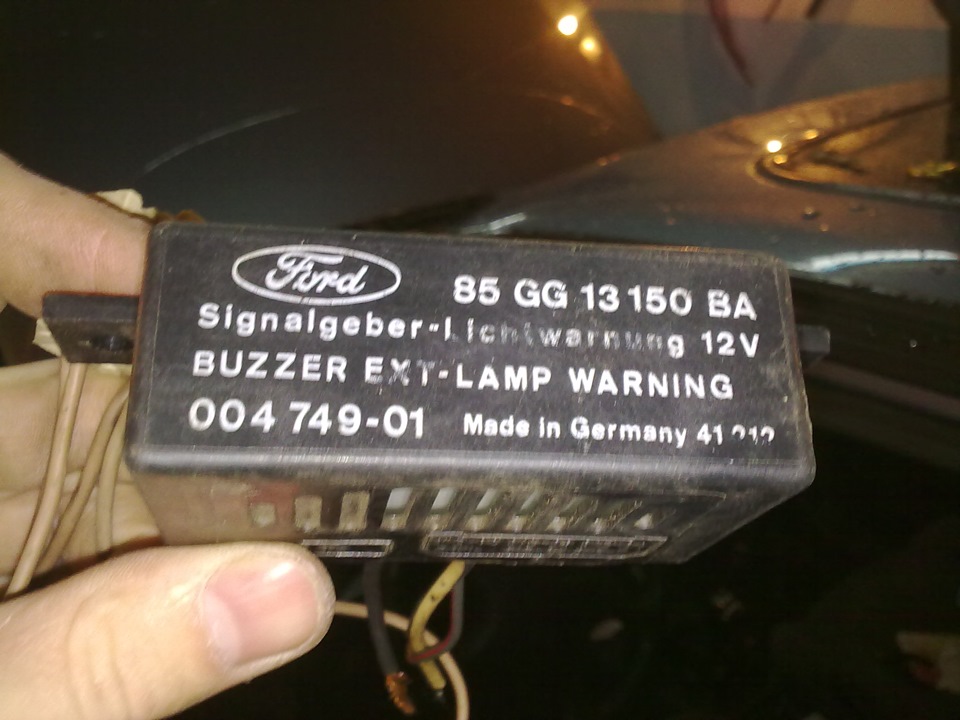Зуммер не выключенных фар — Ford Scorpio I, 2 л, 1990 года ...