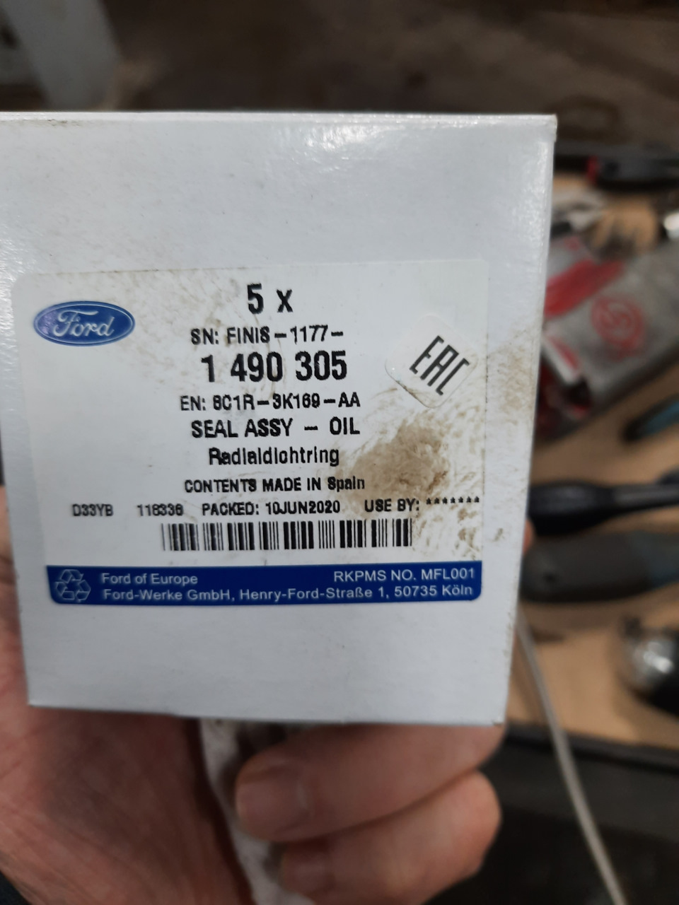 1490305 Сальник дифференциала КПП (TVMT6) / Transit 07~ Ford | Запчасти ...