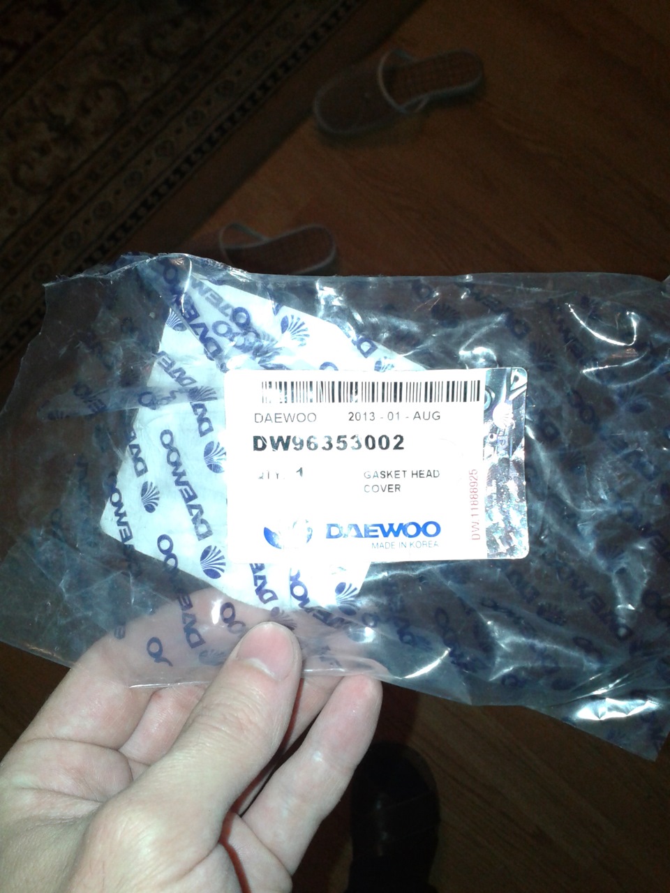 Прокладка крышки клапанов и ремень генератора! — Daewoo Nexia (N150), 1 ...
