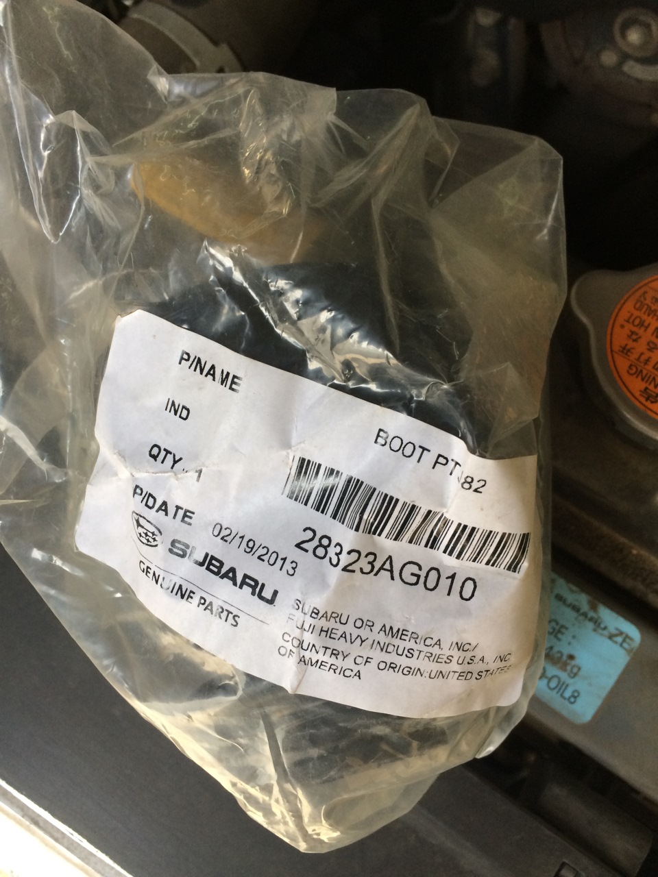 Замена пыльника. — Subaru Outback (BP), 2,5 л, 2008 года | визит на ...