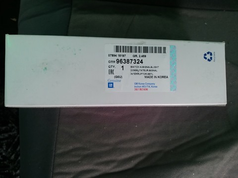 96387324 Переключатель света, поворотов и противотуманных фар GM ...