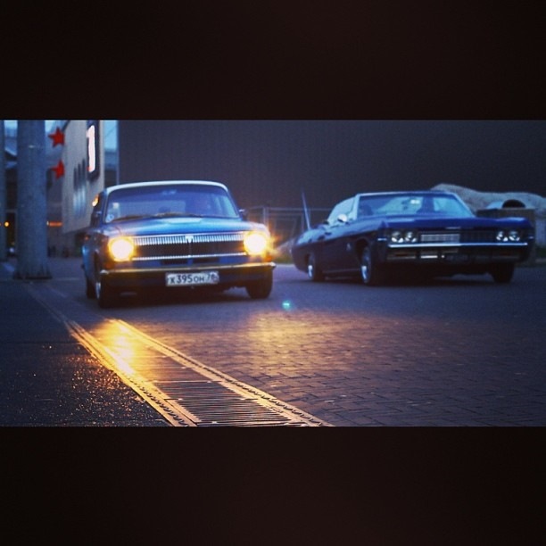 Volga Around Europe Comeback аэропорт Барселоны 06 — ГАЗ 2402, 2,1 л ...