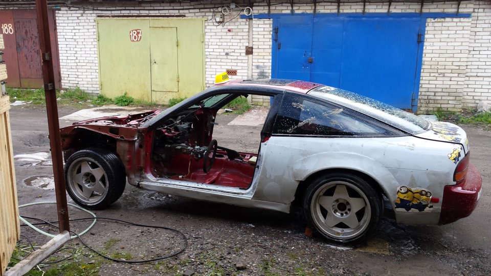 Моемся — Nissan 240SX Chuki (S13), 2,4 л, 1990 года | мойка | DRIVE2
