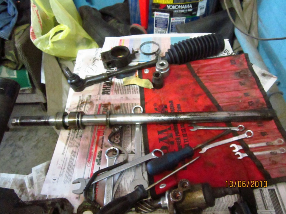 Ремонт рулевой рейки и насоса ГУРа — Toyota Camry (XV10), 2,2 л, 1997 ...