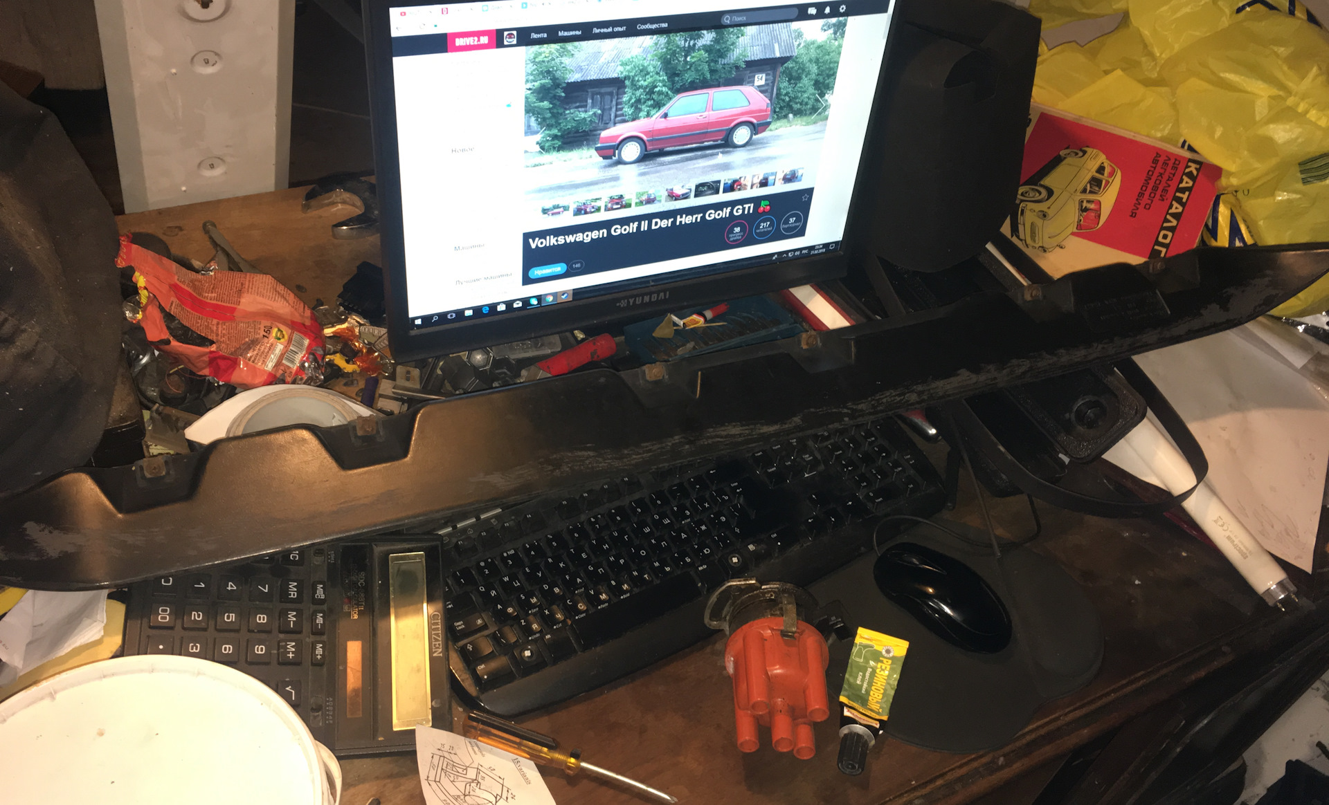 Votex Rear Roof Spoiler — Volkswagen Golf Mk2, 9,9 л, 1990 года | аксессуары | DRIVE2