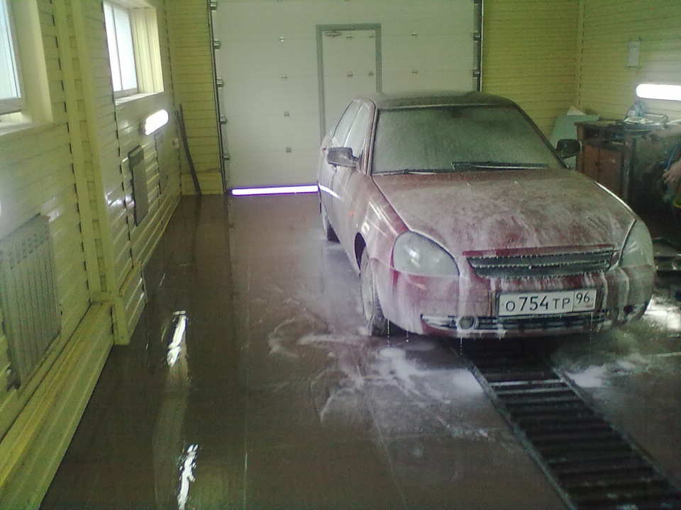 Помыл и переобулся. — Lada Приора хэтчбек, 1,6 л, 2010 года | мойка ...