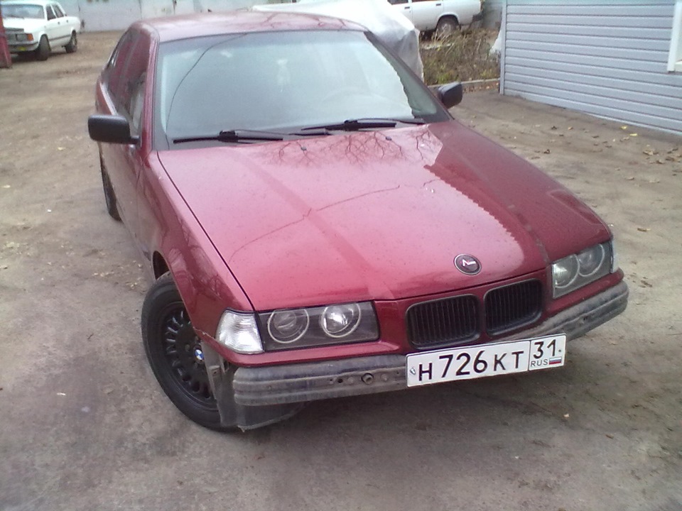 покраска Бамперов в черный цвет — Bmw 3 Series E36 2 5 л 1995