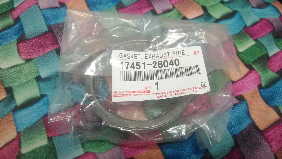 1745128040 Прокладка выхлопной системы TOYOTA LEXUS | Запчасти на DRIVE2
