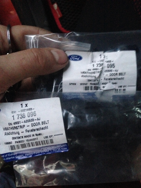 1738096 Уплотнитель двери наружний левый Focus II (2008 — …) Ford ...