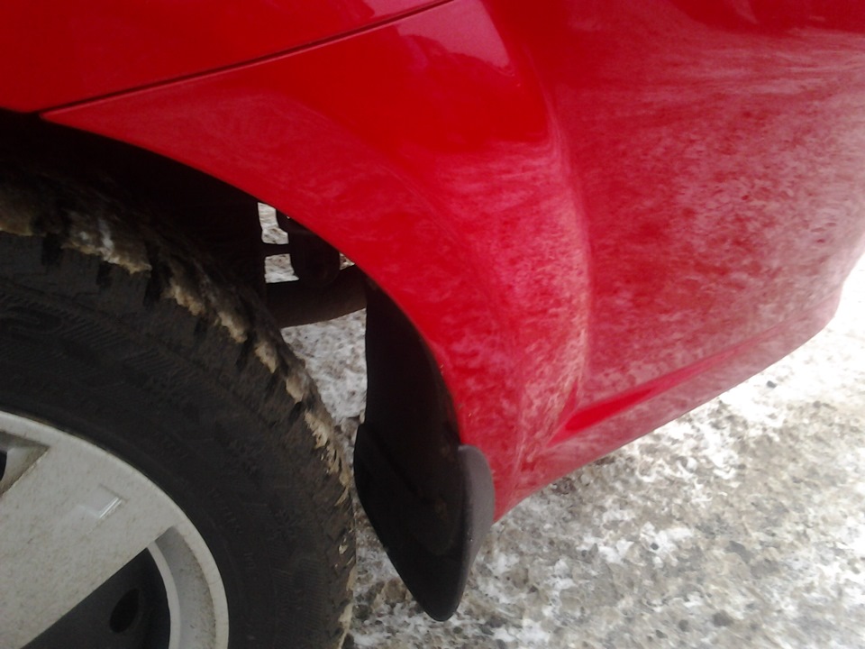 Брызговики и кое что ещё:) — Chevrolet Aveo Sedan (1G), 1,4 л, 2010 ...