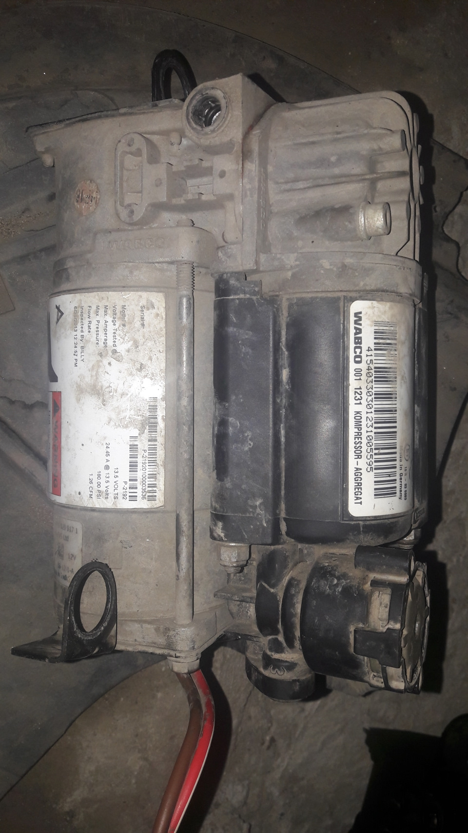 P2192 Компрессор пневматической системы ARNOTT | Запчасти на DRIVE2