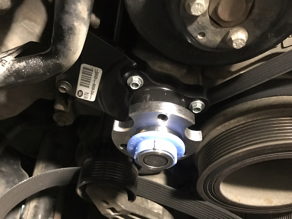 Замена опоры вентилятора — Land Rover Range Rover Sport (1G), 4,4 л ...