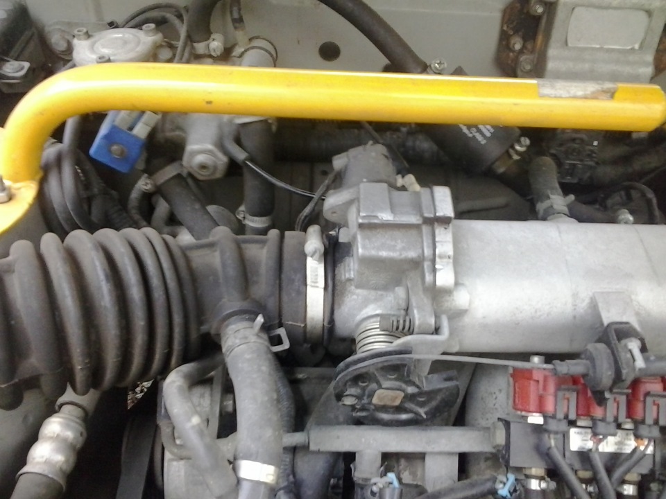 Чистка дросселя — Daewoo Lanos, 1,5 л, 2003 года | своими руками | DRIVE2