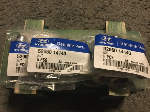 5295014140 ГАЙКА М12 KIA HYUNDAI | Запчасти на DRIVE2