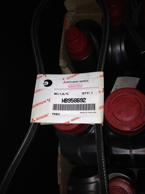 MB958692 Ремень приводной Mitsubishi | Запчасти на DRIVE2