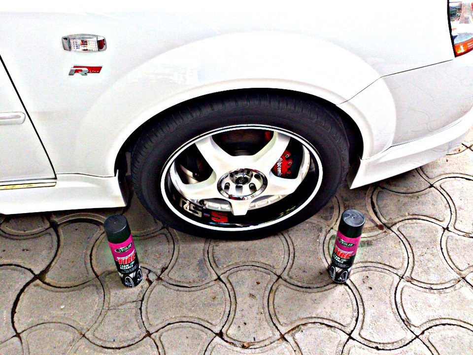 Пена для чистки Шин))) — Chevrolet Lacetti Sedan, 1,8 л, 2010 года ...