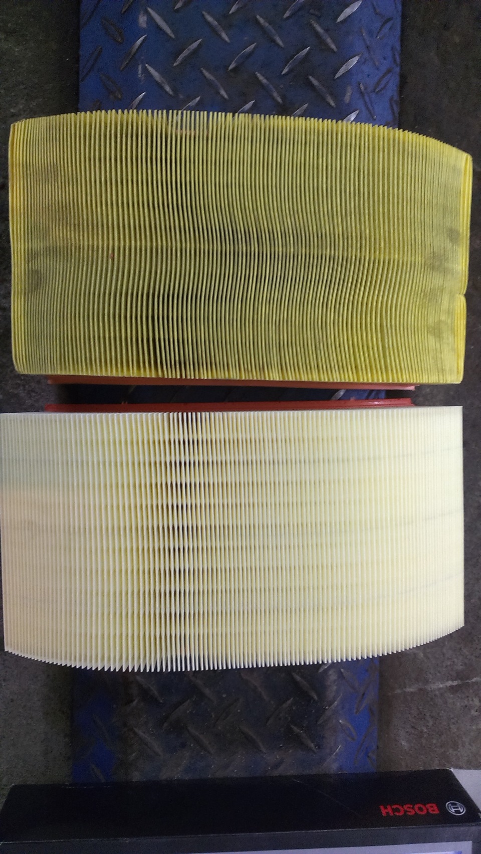 9 — замена воздушного фильтра — Mercedes-Benz E-Class (W210), 4,2 л ...