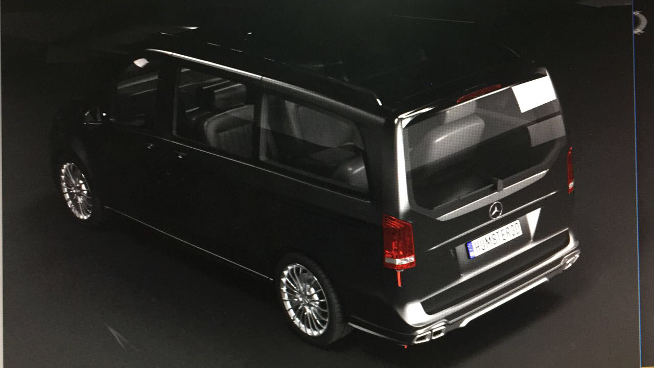 Можно уже и зад засветить — Mercedes-Benz V-Class (W447), 2,5 л, 2015 ...