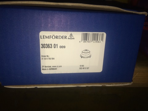 3036301 Опора стойки амортизатора LEMFORDER | Запчасти на DRIVE2