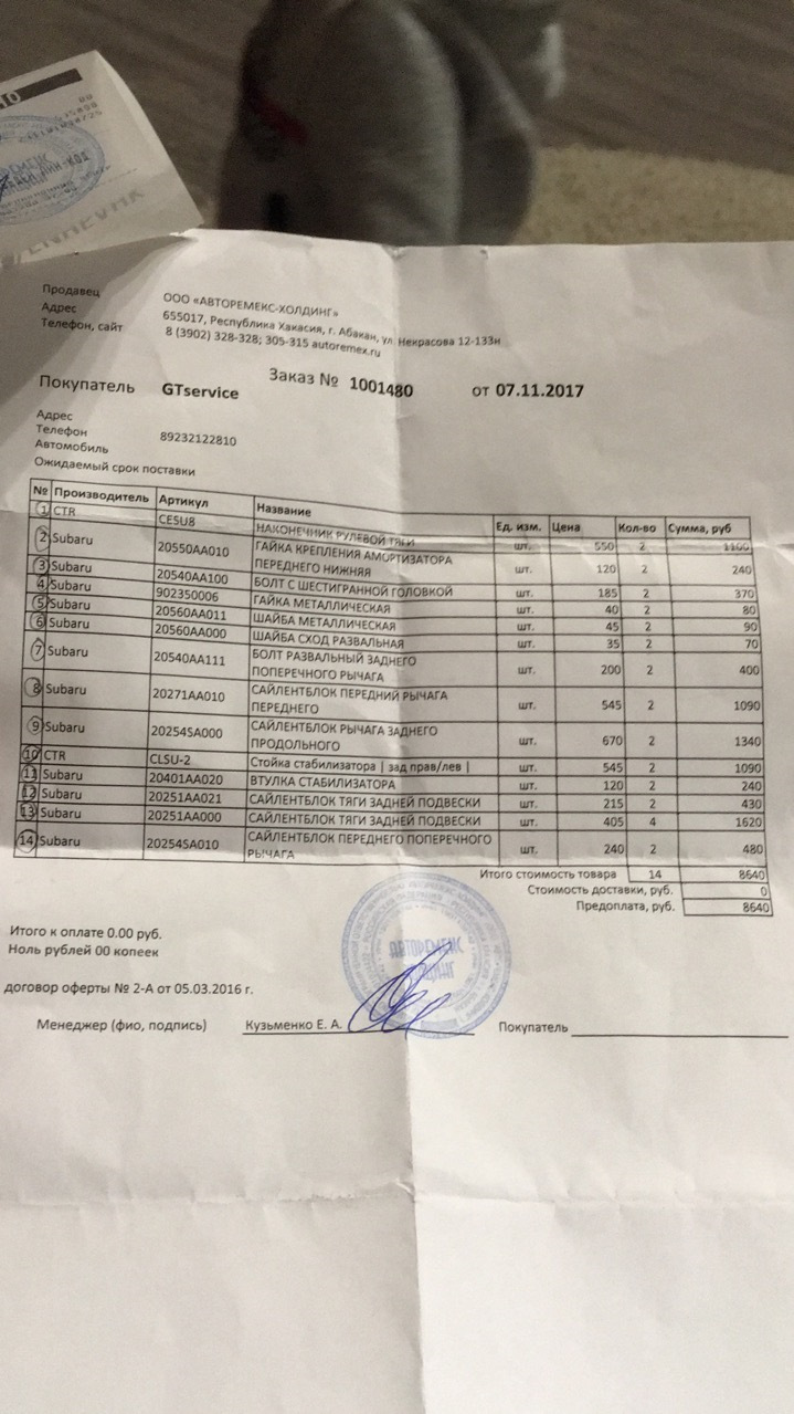 20540AA111 Болт 20540-AA111 SUBARU | Запчасти на DRIVE2