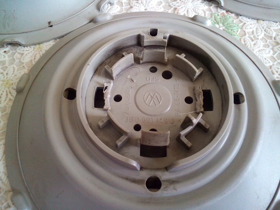 Ремонт колесных колпачков оригинальных дисков VW Passat B5 Phoenix R 17 ...