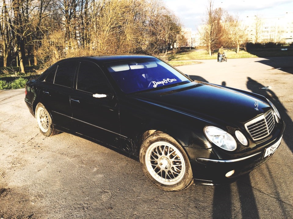 30.04.2016 — Mercedes-Benz E-Class (W211), 2,7 л, 2002 года | фотография | DRIVE2