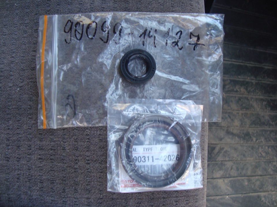 Сальник масляного насоса — Toyota Carina ED (3G), 2 л, 1993 года ...