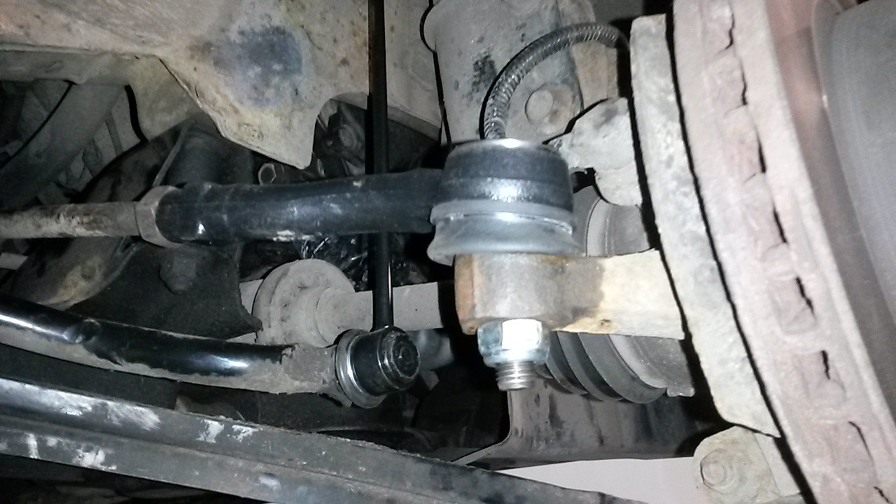 Ремонт подвески (стойки стаба, рулевой наконечник, развалочные болты ...