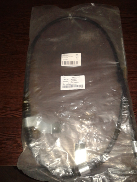 96435117 Трос парковочный левый (диск) GM | Запчасти на DRIVE2