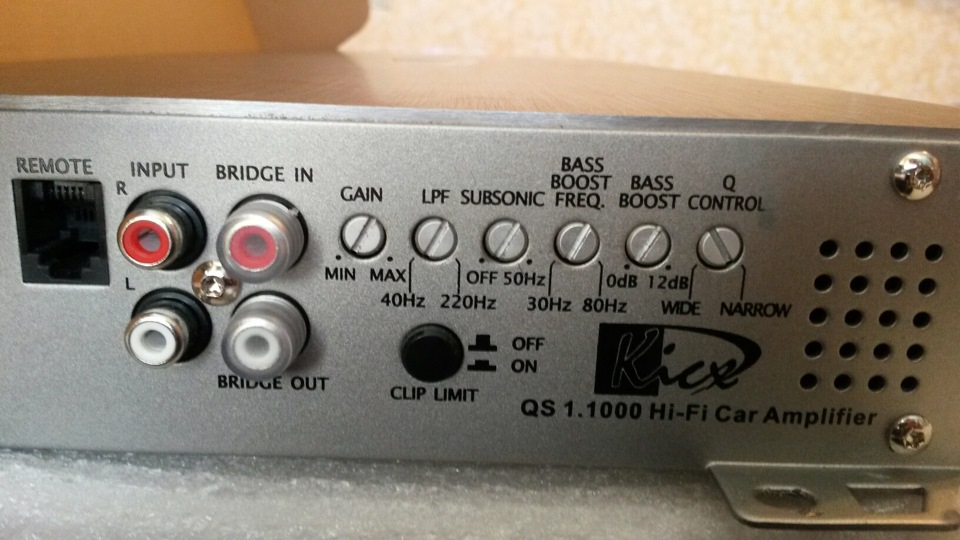 Новый усь на саб Kicx QS 1.1000, он же сварочник)) — Lada Приора седан, 1,6 л, 2007 года ...