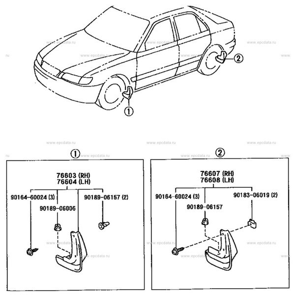9018906006 Клипса пластиковая TOYOTA LEXUS | Запчасти на DRIVE2