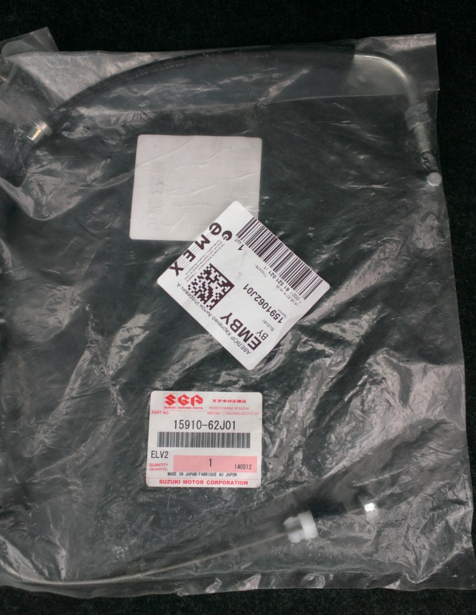 1591062J01 Трос газа SUZUKI | Запчасти на DRIVE2