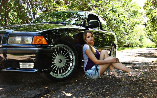 Александра и BMW e36 — Сообщество «Girls & Cars» на DRIVE2