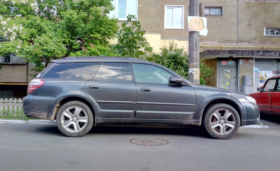 H&R +35мм на Bilstein B6 с удлинителями. — Subaru Outback (BP), 2,5 л, 2008 года | тюнинг | DRIVE2
