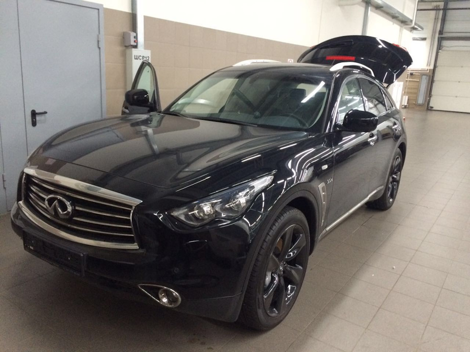 Infiniti QX70 — Рояльный лак. — Avtoestetika102 на DRIVE2