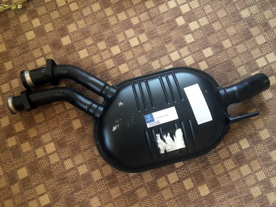 Без компромиссов — новый оригинальный резонатор W124 E420 — Mercedes ...