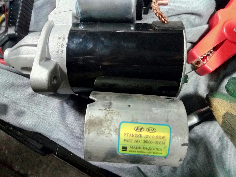 361002B614 Стартер KIA HYUNDAI | Запчасти на DRIVE2