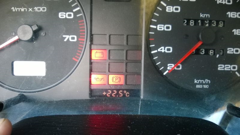 датчик температуры за бортом — Audi 80 (B3), 1,8 л, 1991 года ...
