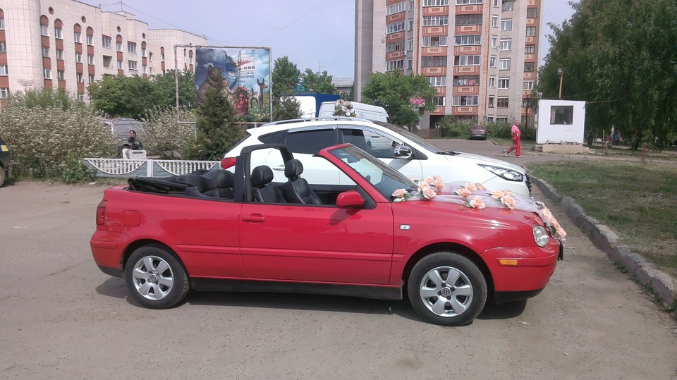 Немного фото — Volkswagen Golf Cabriolet Mk4, 2 л, 2002 года | просто ...