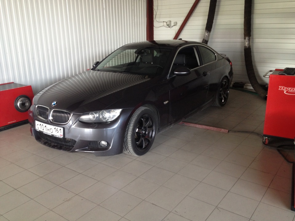 Замер на Дино-Стенде (JB4 335) — BMW 3 series Coupe (E92), 3 л, 2008 ...